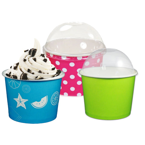 Ice Cream Cups for Ice Cream, Gelato, and Yogurt – Box & Wrap