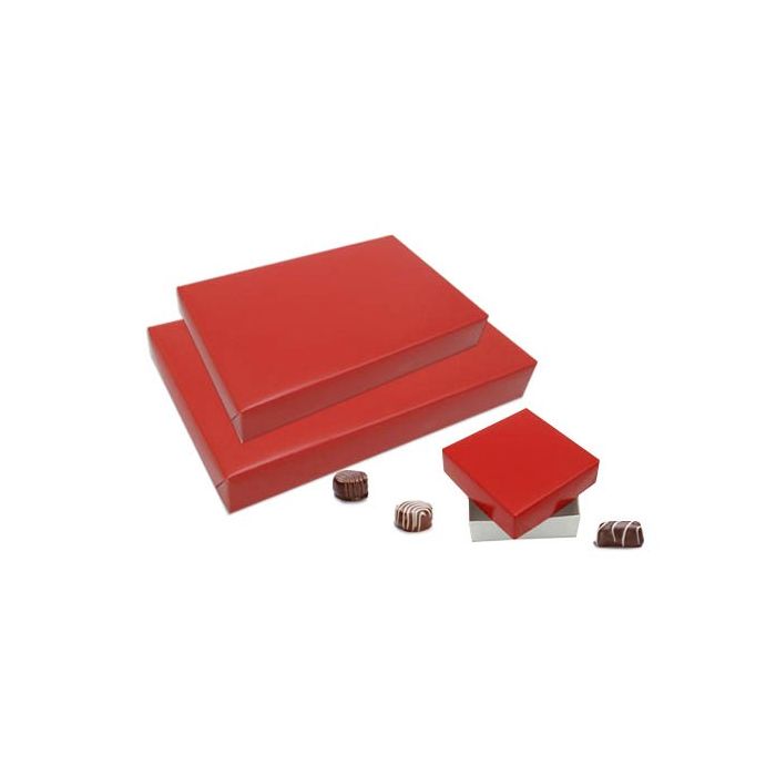 Rouge Red Rigid Candy Boxes - BoxAndWrap.com – Box & Wrap