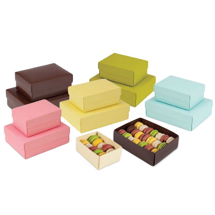 Macaron Boxes - Mix and Match Lids and Bases – Box & Wrap