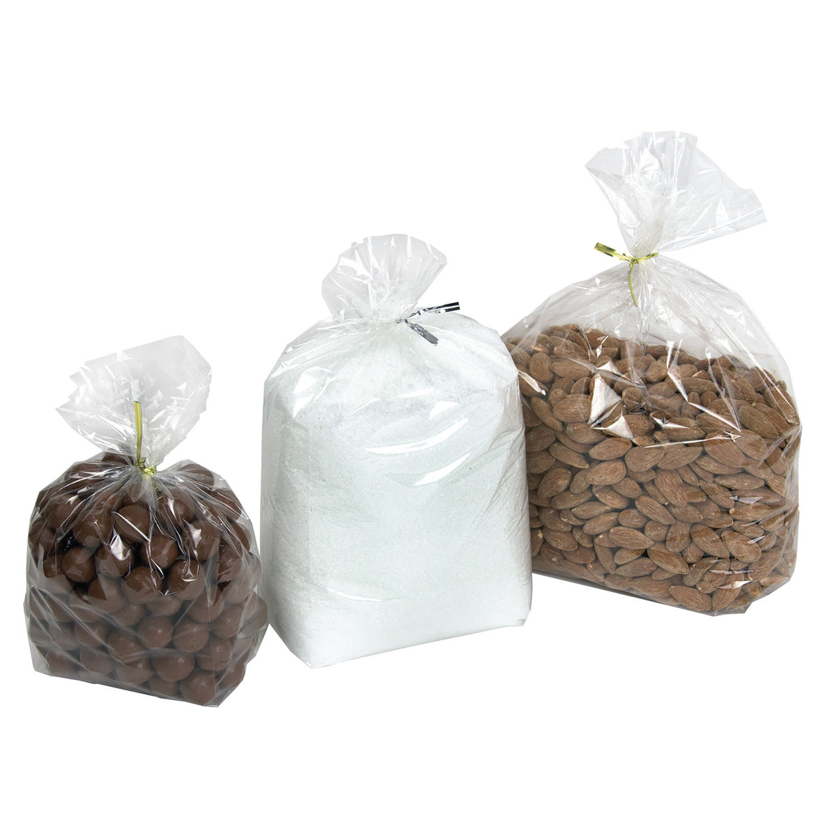 Clear Poly Stand Up Snack Bags - Box & Wrap