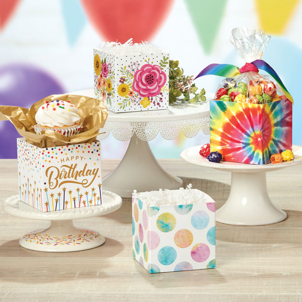 Square Party Favor Boxes | Box & Wrap