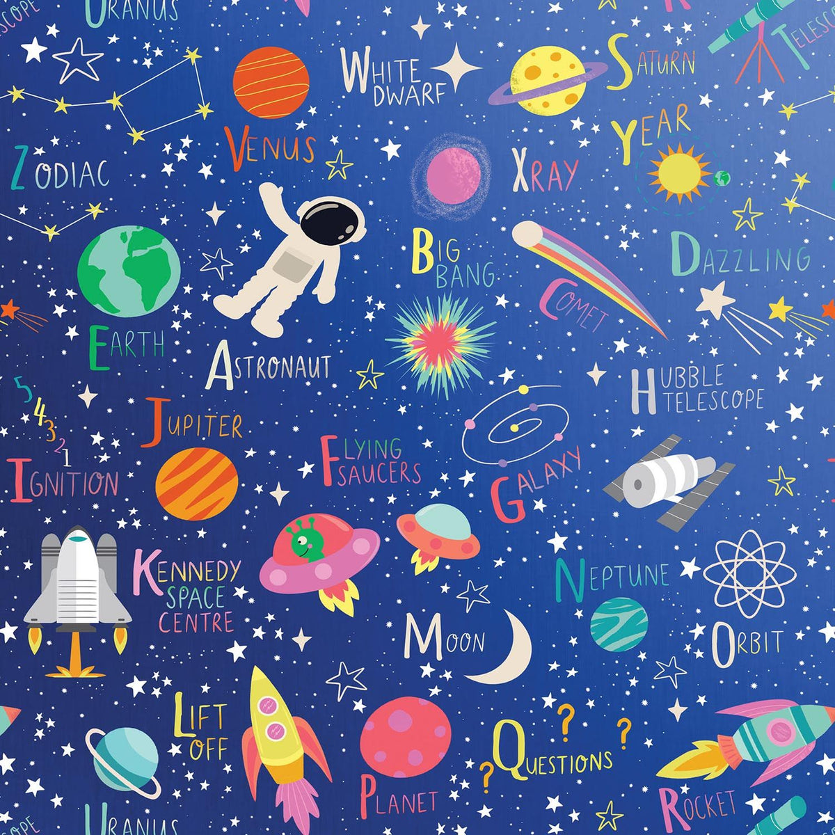 Outer Space - Gift Wapping paper - Box & Wrap