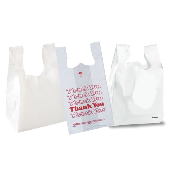T-Shirt Style Restaurant Take Out Bags – Box & Wrap
